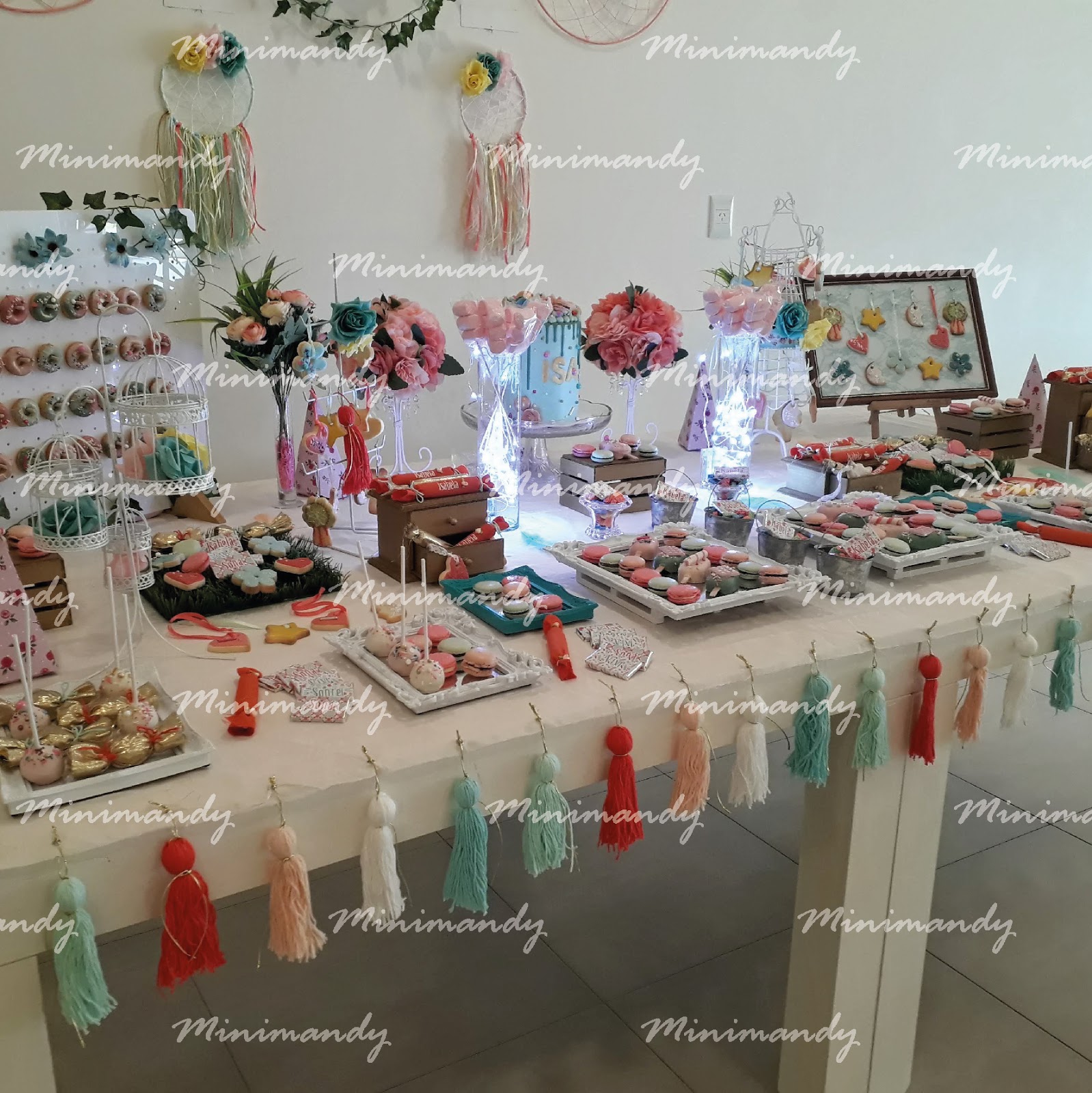 MinimandySign: Candy bar Boho Chic