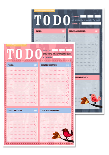 We Can Do It Girls: Freebie Friday: Printable Lists