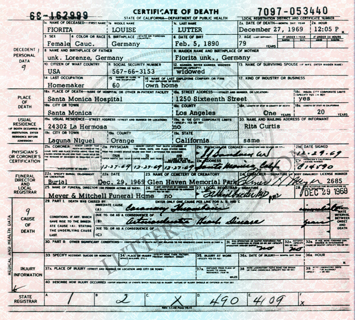 Family History Research by Jody Lutter: Gleanings from the Life of a ...