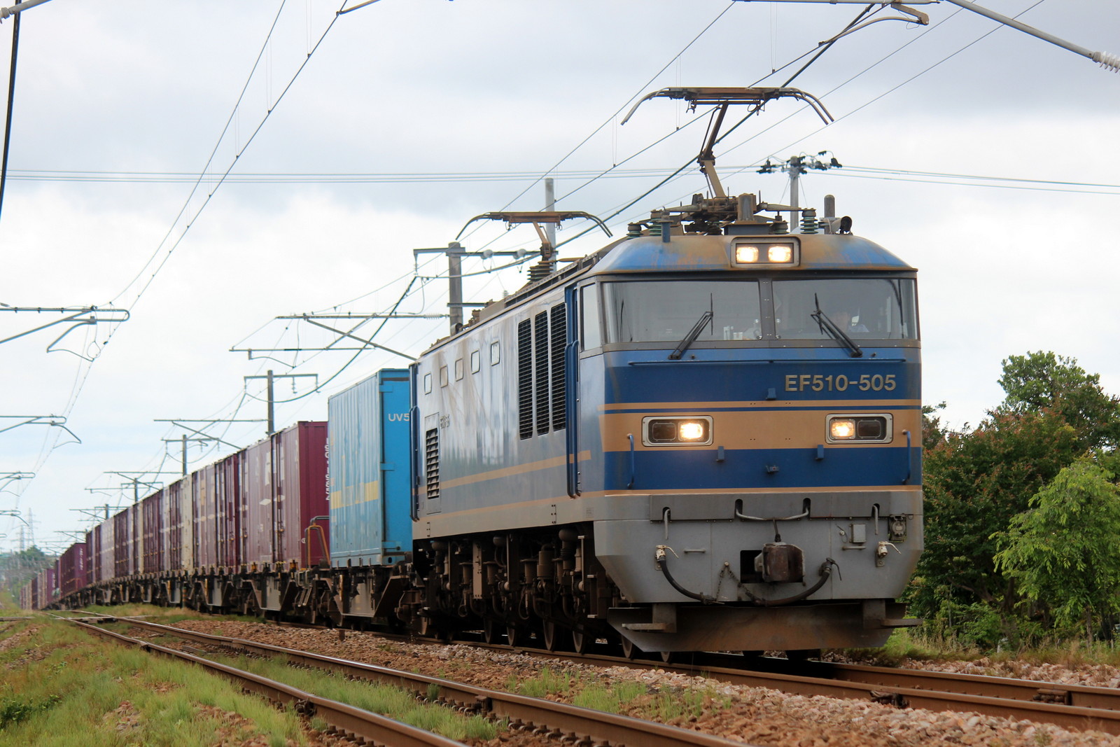 鉄暮らし雑録: 青いEF510～501号、508号他