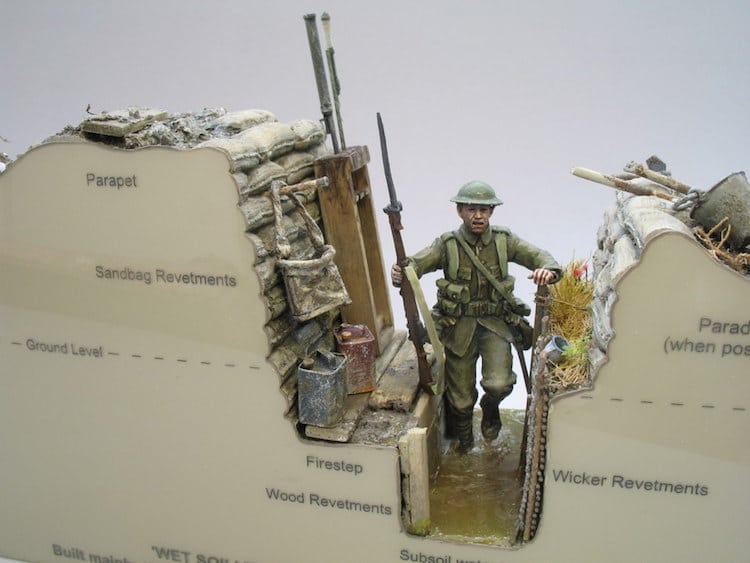 oldSarges Wargame and Model blog: WW1 trench construction