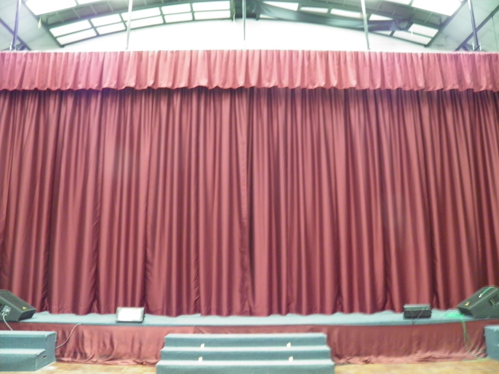 Dekorasi Bersama Azfa: Langsir Dewan Sekolah