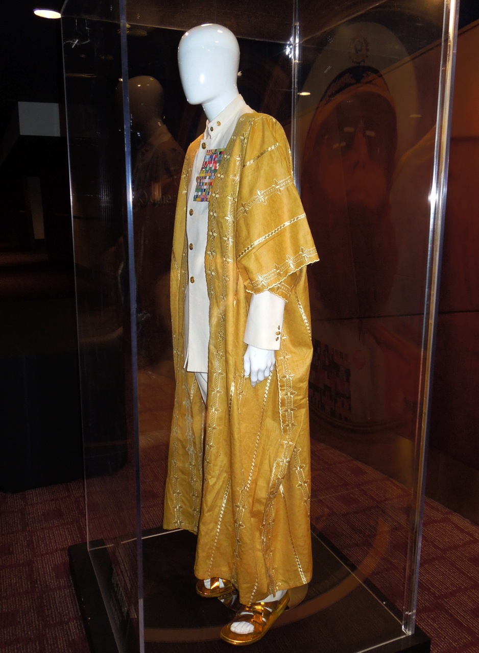 Original costumes from The Dictator on display... | Hollywood Movie ...