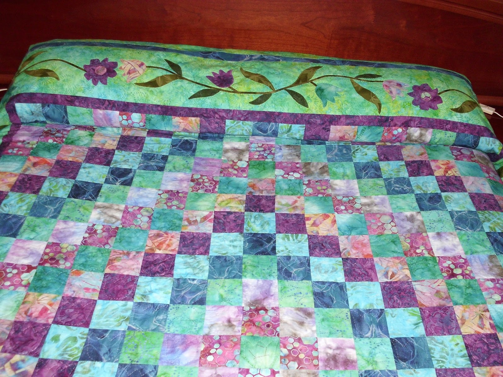 espe patchwork: Colcha vuelta al mundo