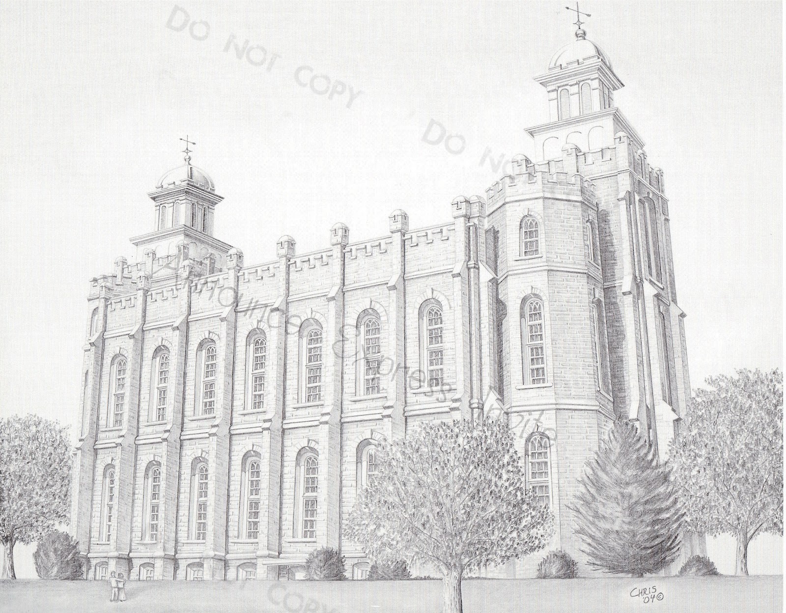 A Pocket full of LDS prints: Temple Drawings