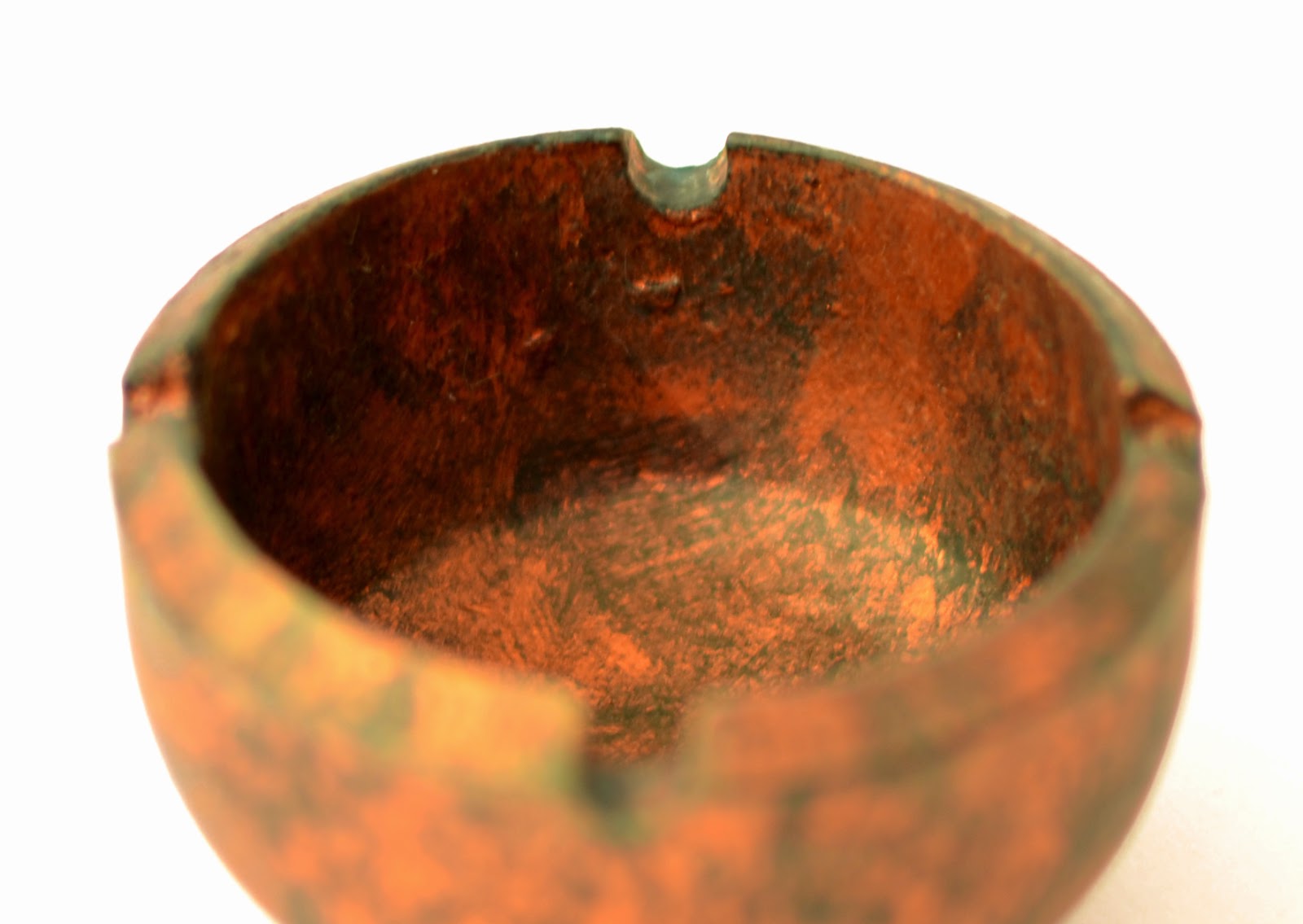 Distressed Copper Metal Ashtray | MadForCraft