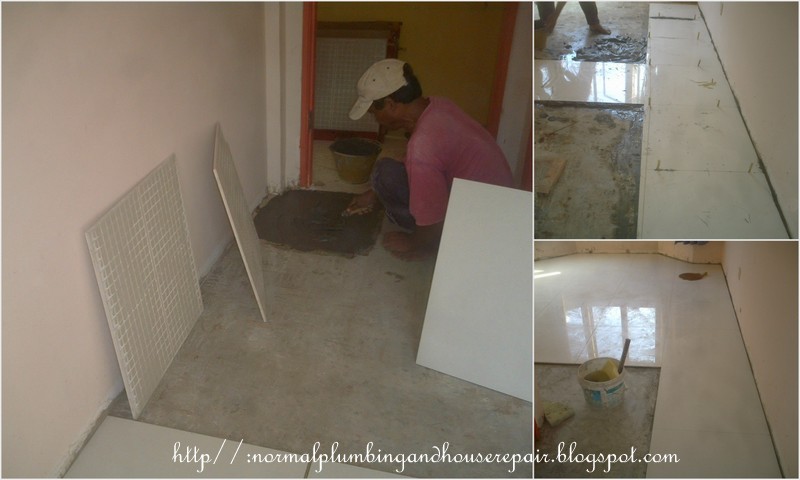 NORMAL PLUMBING: MEMASANG JUBIN LANTAI