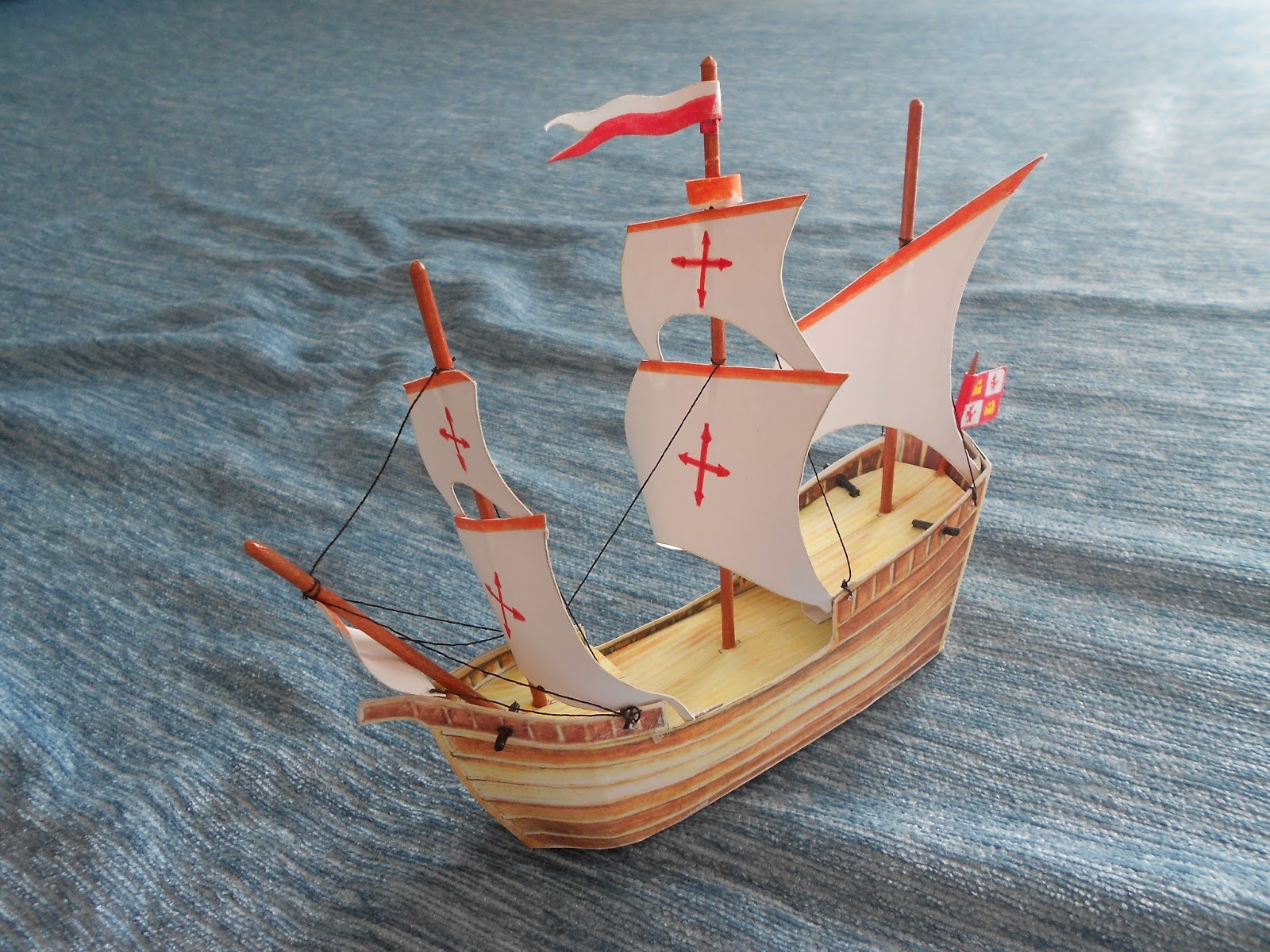 LAS MAQUETAS DE MAMARRO - PAPER MODEL: CARABELA ESPAÑOLA / SPANISH CARAVEL