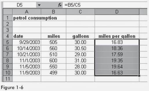DETERMINE FUEL CONSUMPTION USING MICROSOFT EXCEL | MICROSOFT EXCEL ...