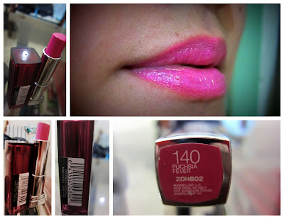 MAYBELLINE'S FUCHSIA FEVER LIPSTICK REVIEW | callmekristine