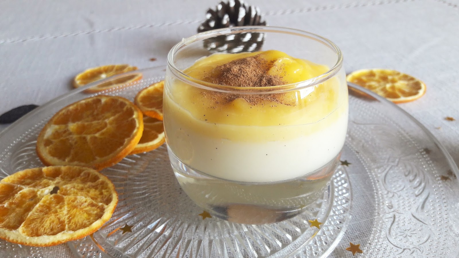 Panna cotta vanille tonka à l'orange curd - Yummy & cie