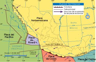 Geografía UVL: Placas Tectónicas en México