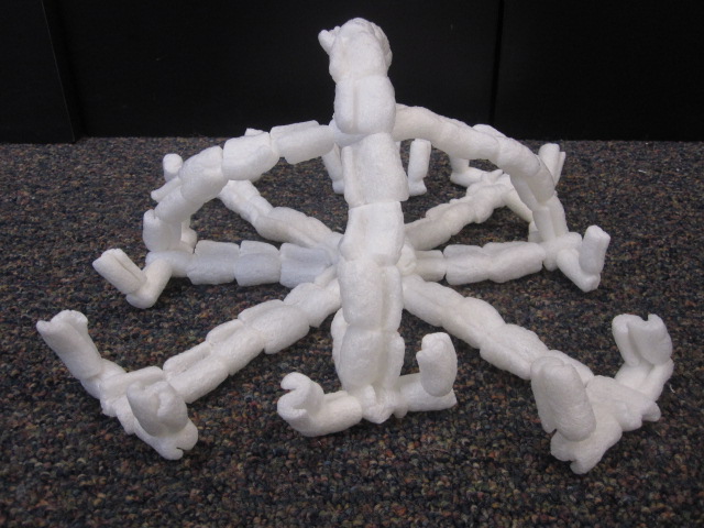 shine brite zamorano: styro snow.