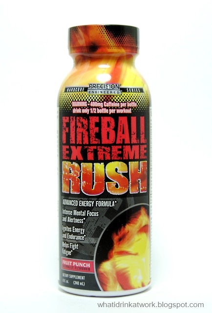 What I Drink At Work: Fireball Extreme Rush Energy Drink Review