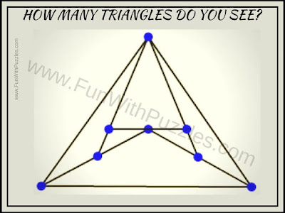 Count Number of Triangles: Easy Brain Teasers with Answers