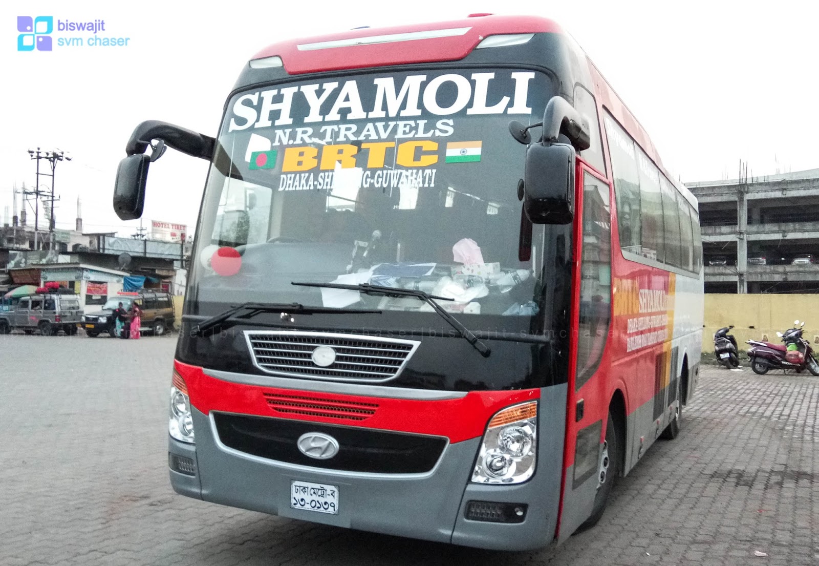 Shyamoli NR / BRTC Coach : Dhaka - Guwahati (Exteriors) | Biswajit SVM ...