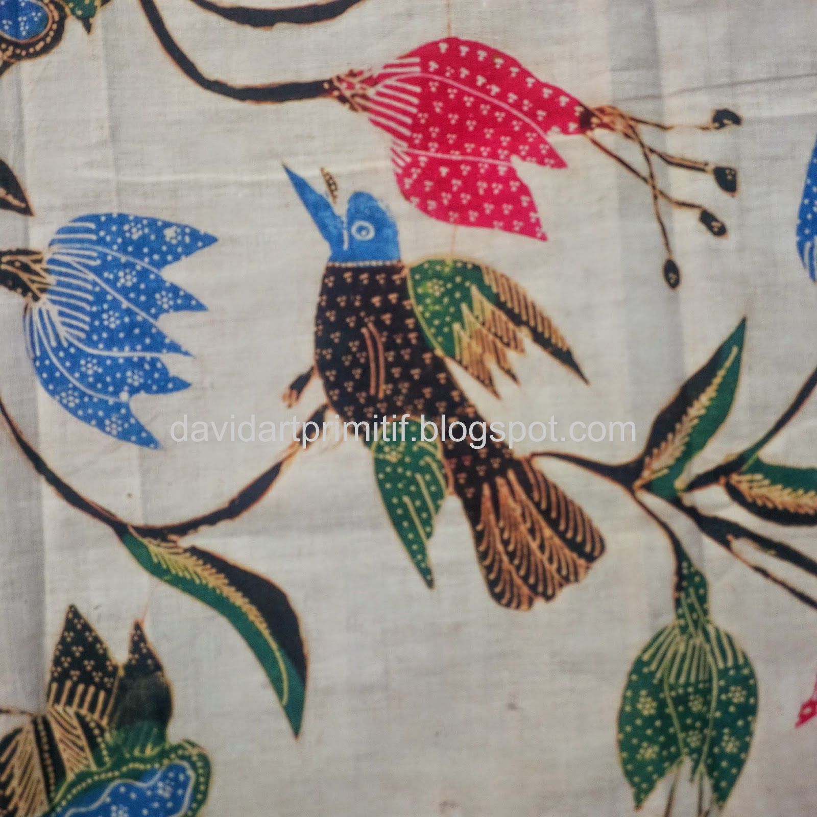 Art & Primitif: Kain Selendang Wayang Batik Belanda