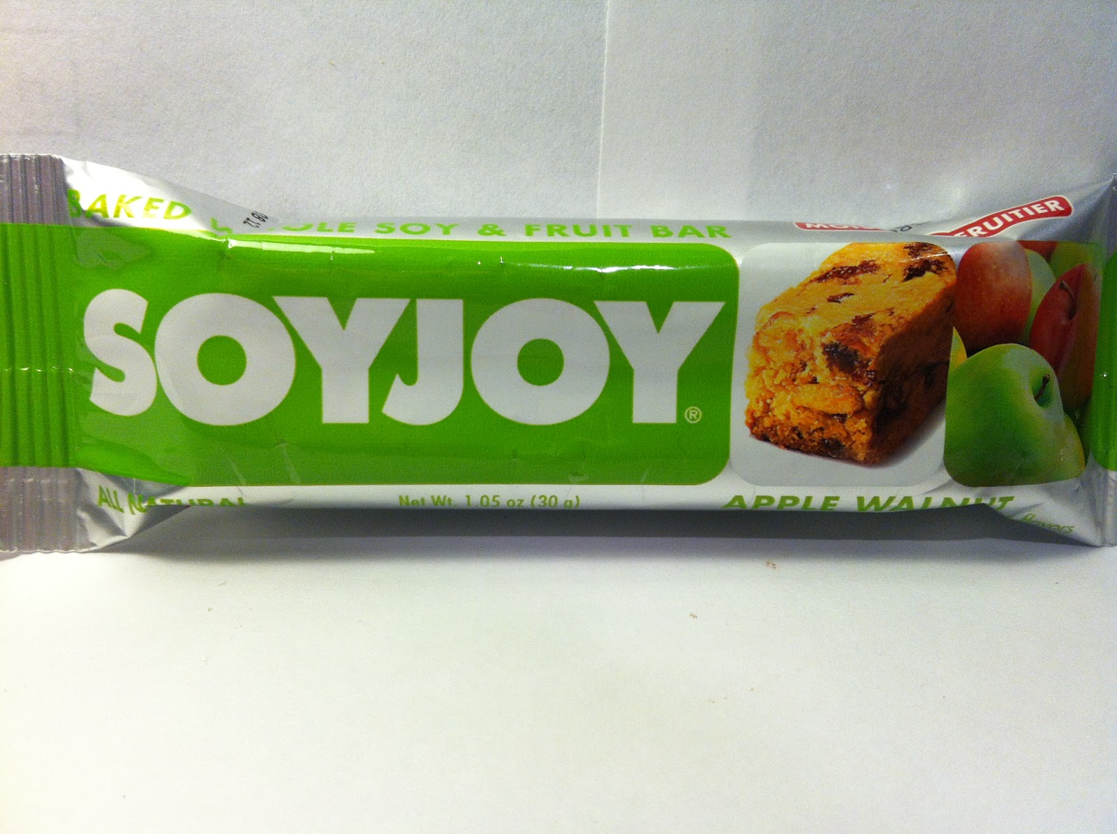 Crazy Food Dude: Review: SOYJOY Apple Walnut Baked Soy & Fruit Bar