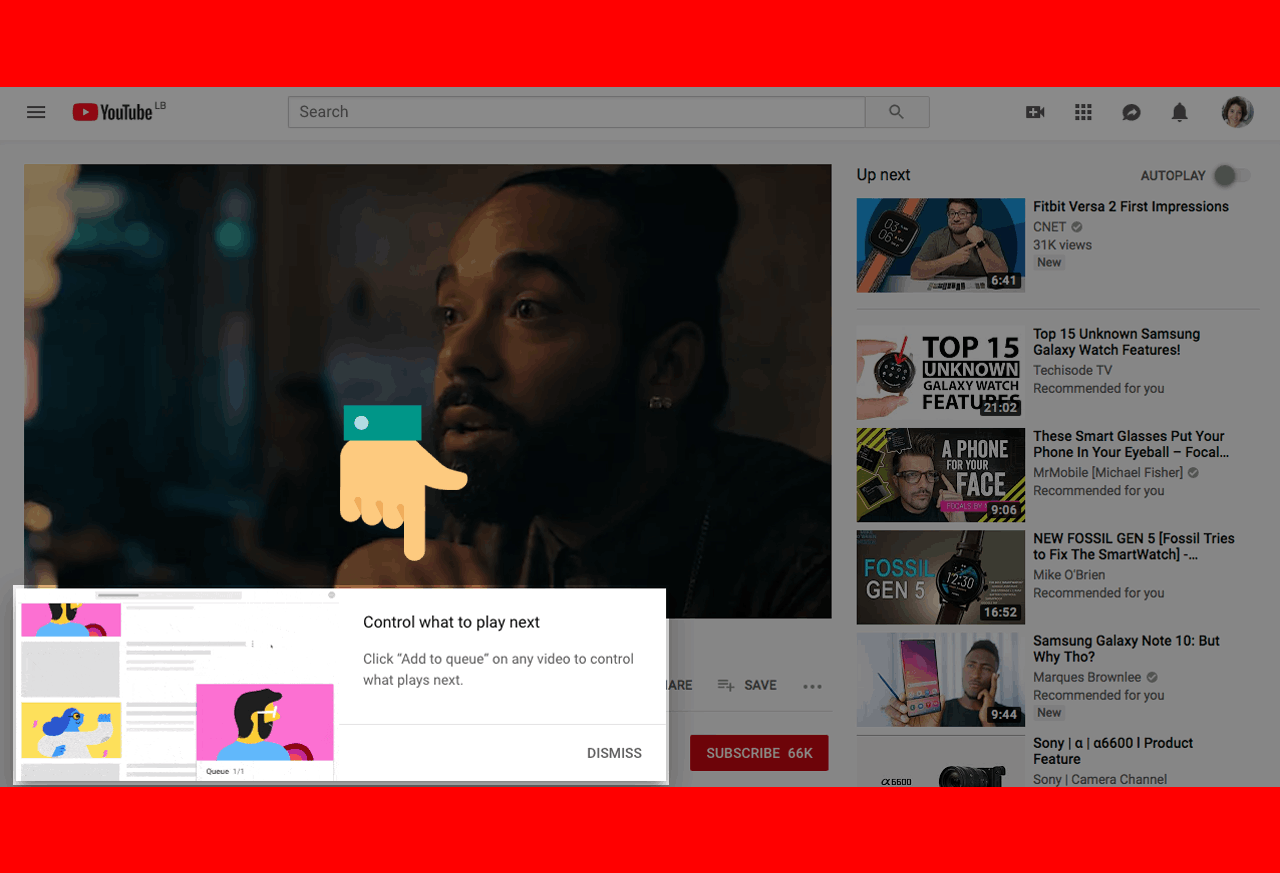 YouTube is finally testing the video queue feature on the web