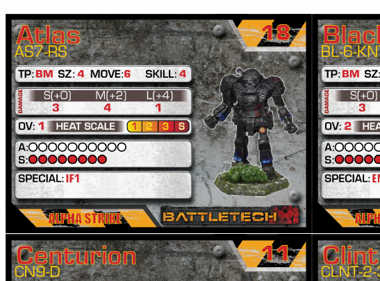 BattleTech Engineer: Battletech Alpha Strike Card Generator, With Alpha ...