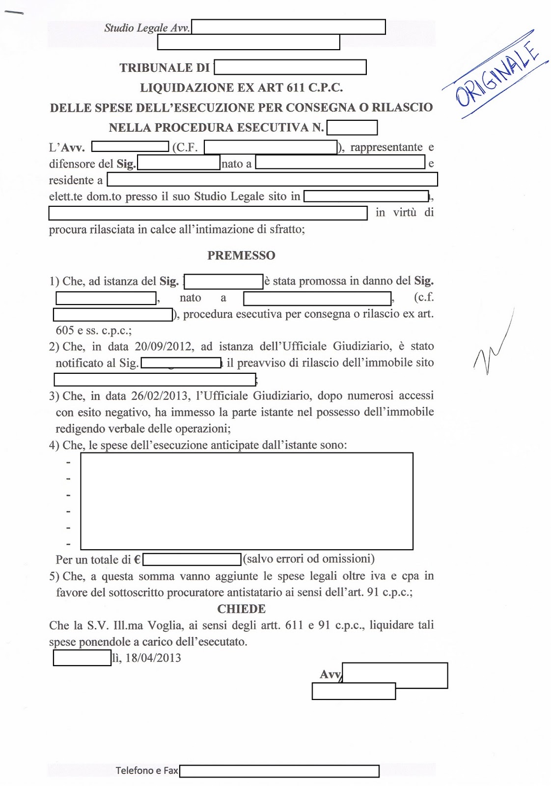 Praticando il Diritto: Come richiedere un Decreto di Liquidazione delle ...