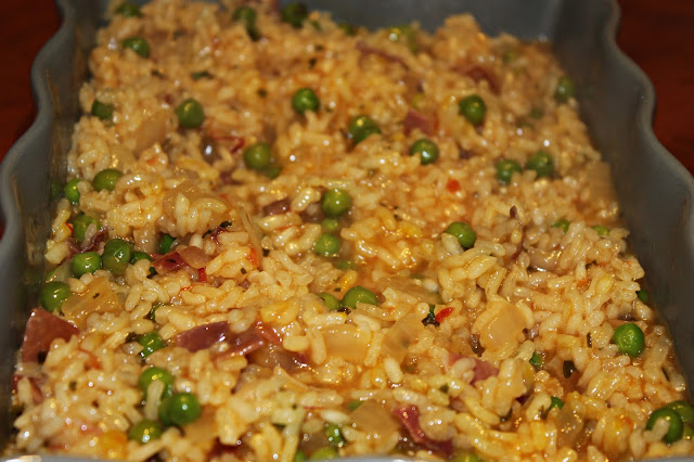 ARROZ CON GUISANTES Y JAMÓN (Mª JOSÉ) {TU♥ RECETA EN MIS FOGONES}