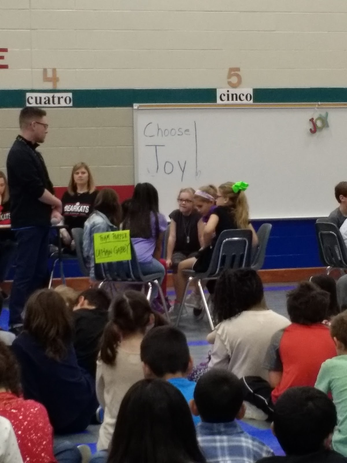 The Naustdal Family of 3: Name that Book 3rd grade champions!