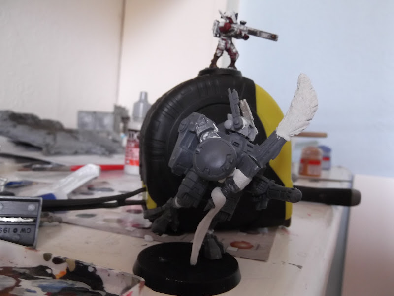 Fine Detail Miniature Painting: finnished tau commander farsight conversion