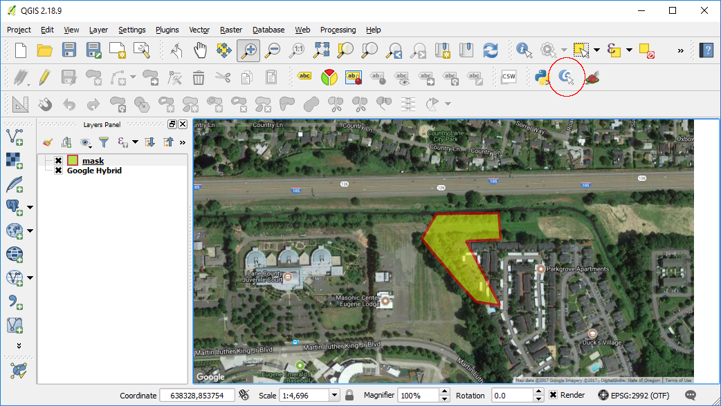 dominoc925: Mask a LAS file using PDAL and QGIS