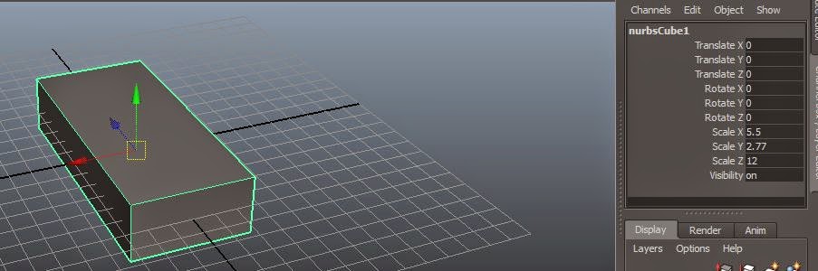 Make a nice curve in 3d using nurbs object - modelling, texturing ...