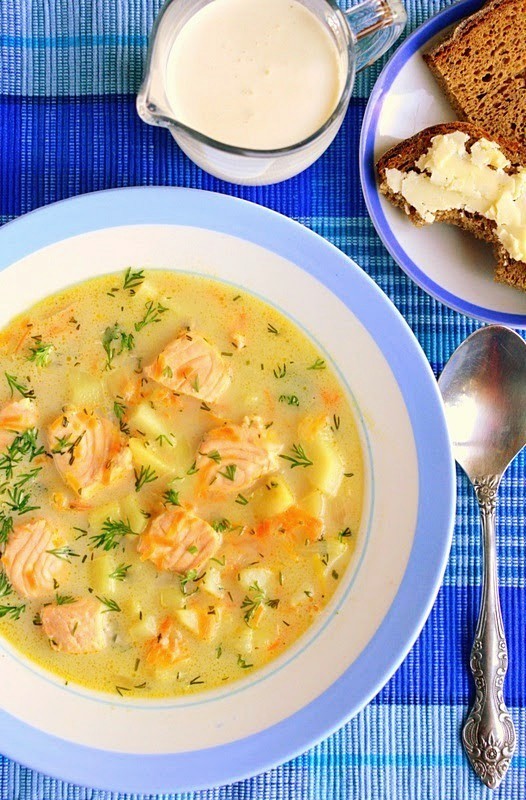 Su šaukštu aplink pasaulį: Žuvienė su lašiša ir grietinėle