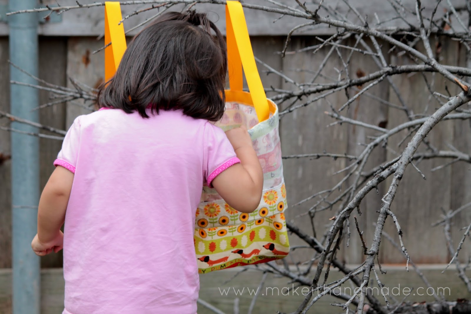 Make It Handmade: The TOT Bag: A Closable Hands Free Toddler Trick or ...