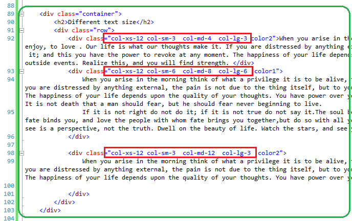 The Aspnet Mvc Club Bootstrap Tutorial Lesson 1 Grids And Responsive Layouts