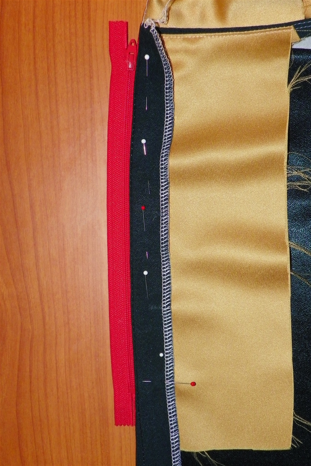 Elegant Obasan's Custom Creation Project: Open Top Lap Zipper Part I
