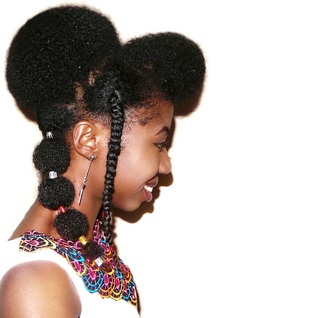 FULANI INSPIRED NATURAL HAIR UPDO TUTORIAL - nappilynigeriangirl