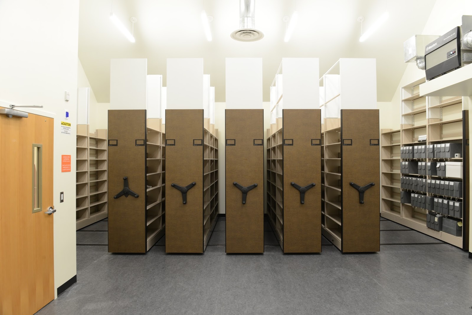 Northwest Railway Museum Blog: Compact rolling shelving