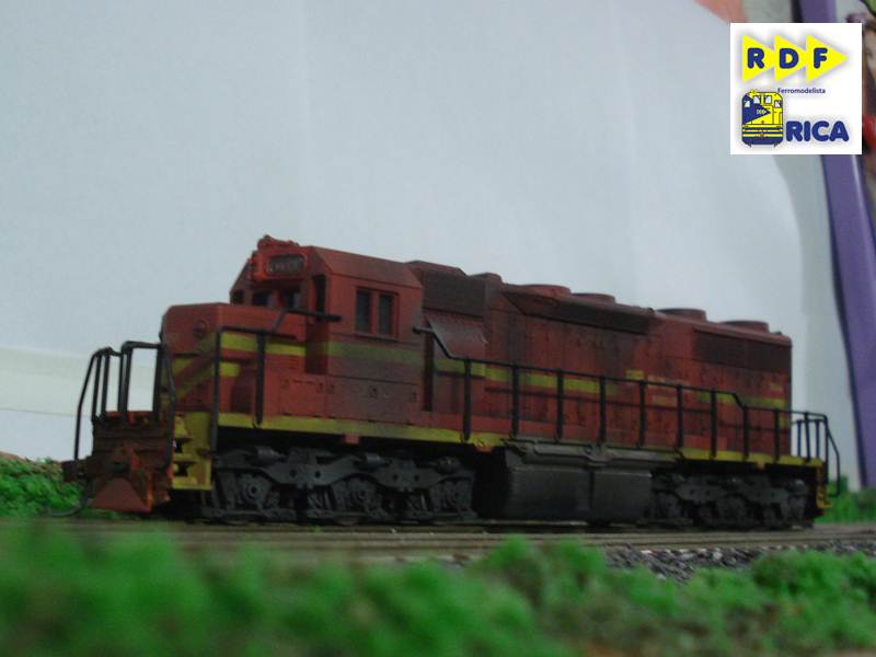 RICA RDF Ferromodelista: EMD SD38M RFFSA / MRS Logística