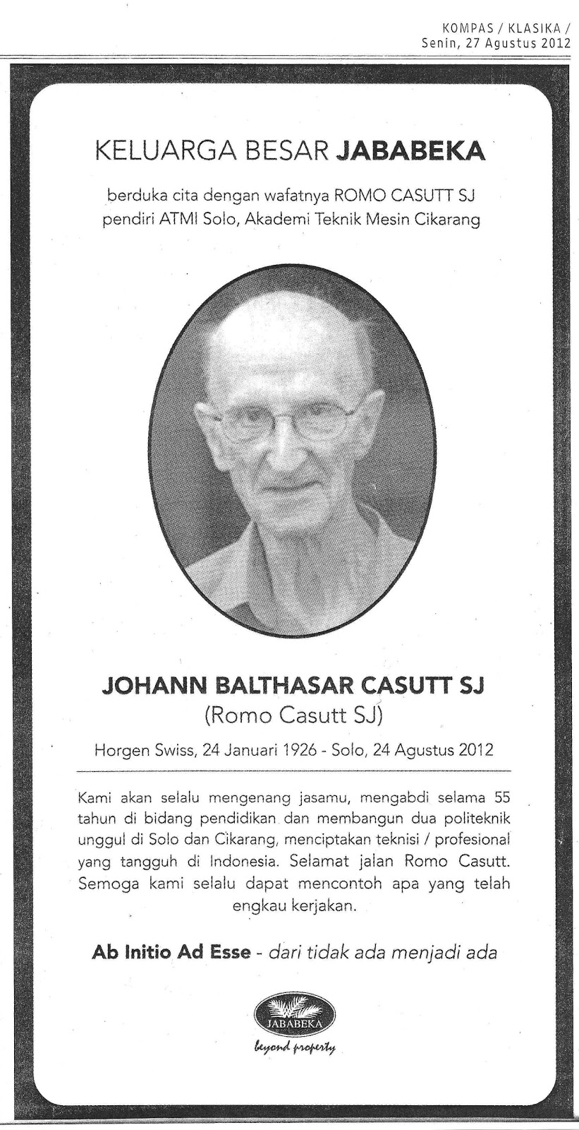 ATMI Mikael Solo: Simpati dari Jababeka