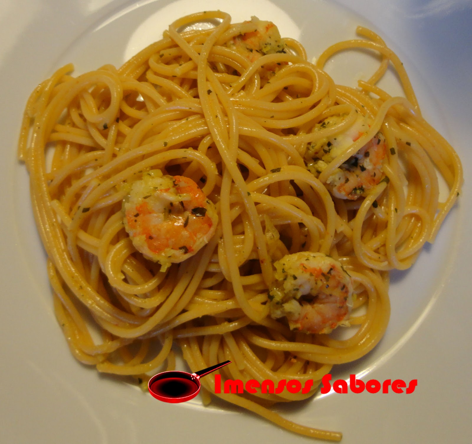 Imensos Sabores - Receitas Culinárias: Spaghetti picante com molho de ...