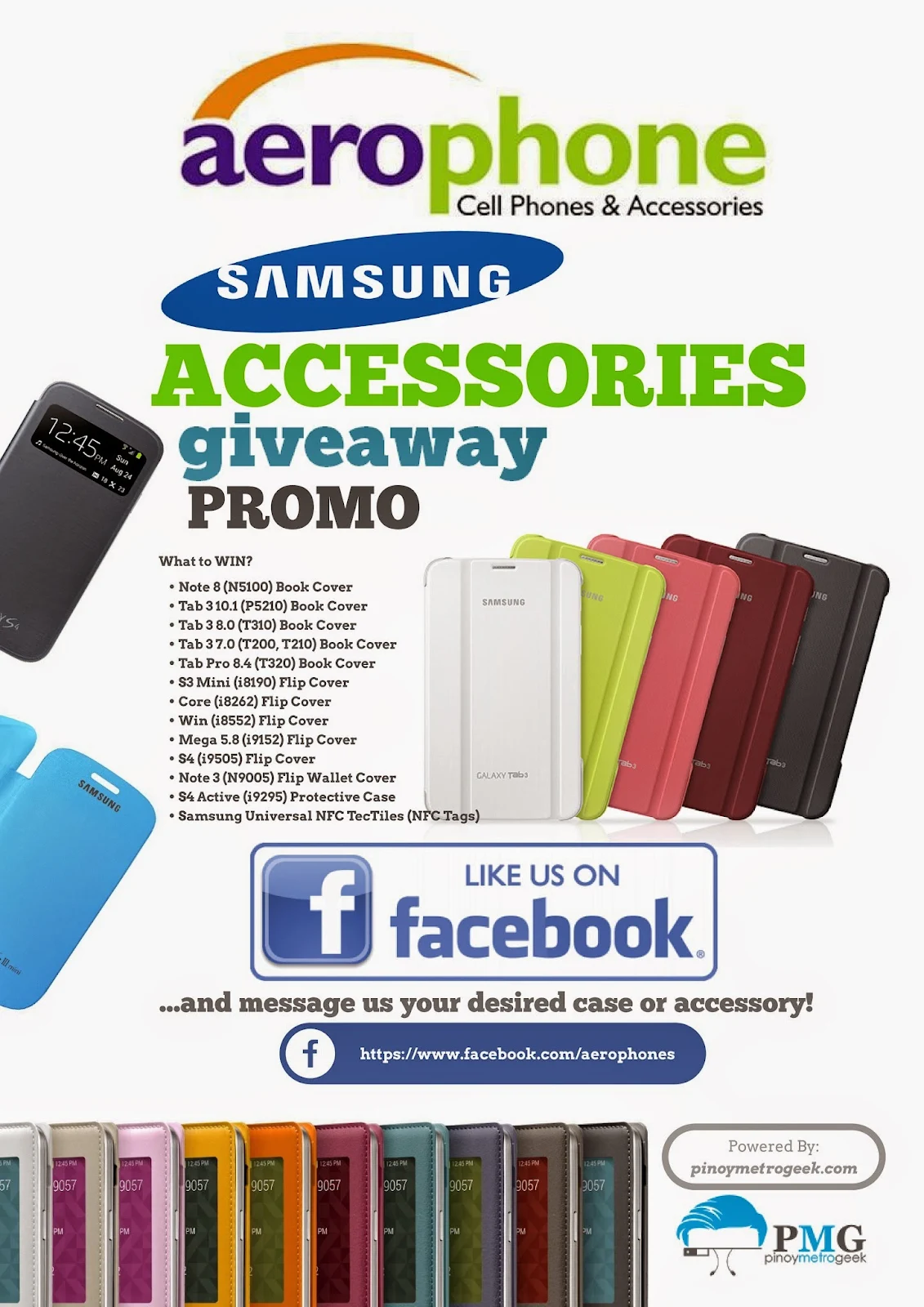 WINNERS for Aerophone Cebu Samsung Accessory Promo Week 3