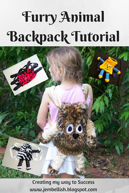 Creating my way to Success: Furry animal backpack - a tutorial