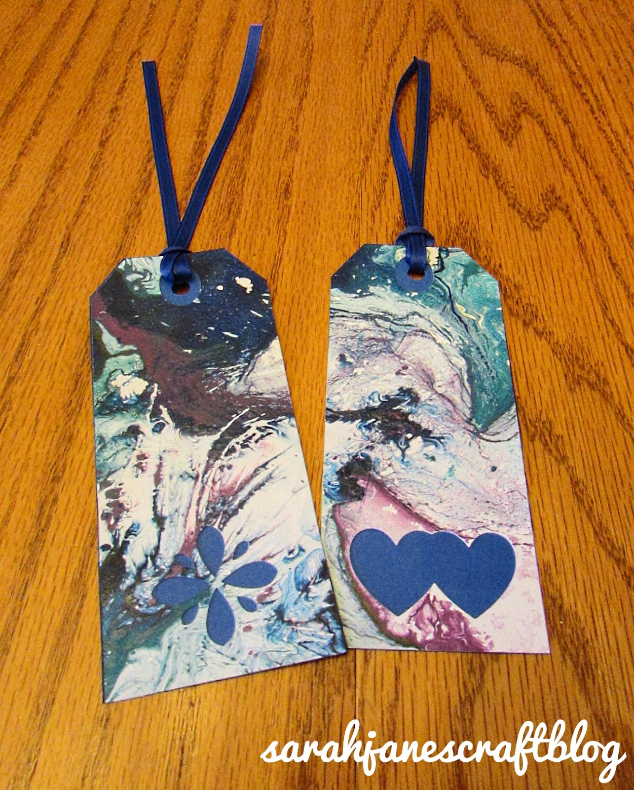 Layered Cut-Out Bookmarks