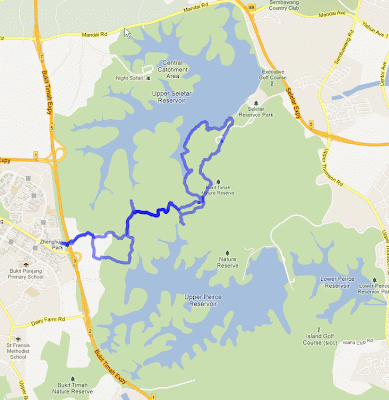 Woodcutter's trail - Seletar Reservoir - Woodcutter's trail
