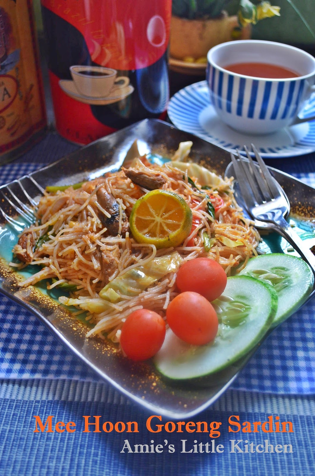 Mee Hoon Goreng Sardin - Amie's Little Kitchen
