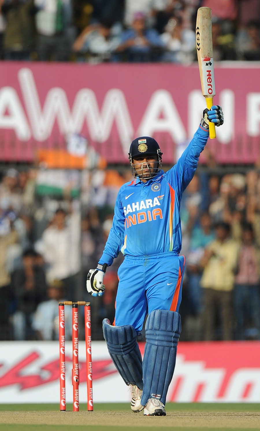 Virender Sehwag scores a record breaking double century, 219 - Free HD ...