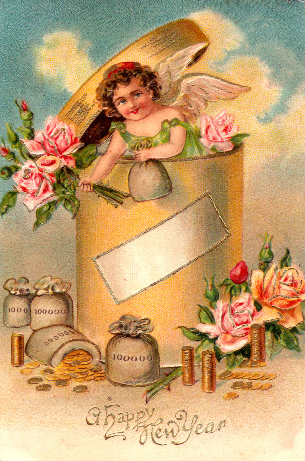 Clearly Vintage: Vintage New Year's Postcards