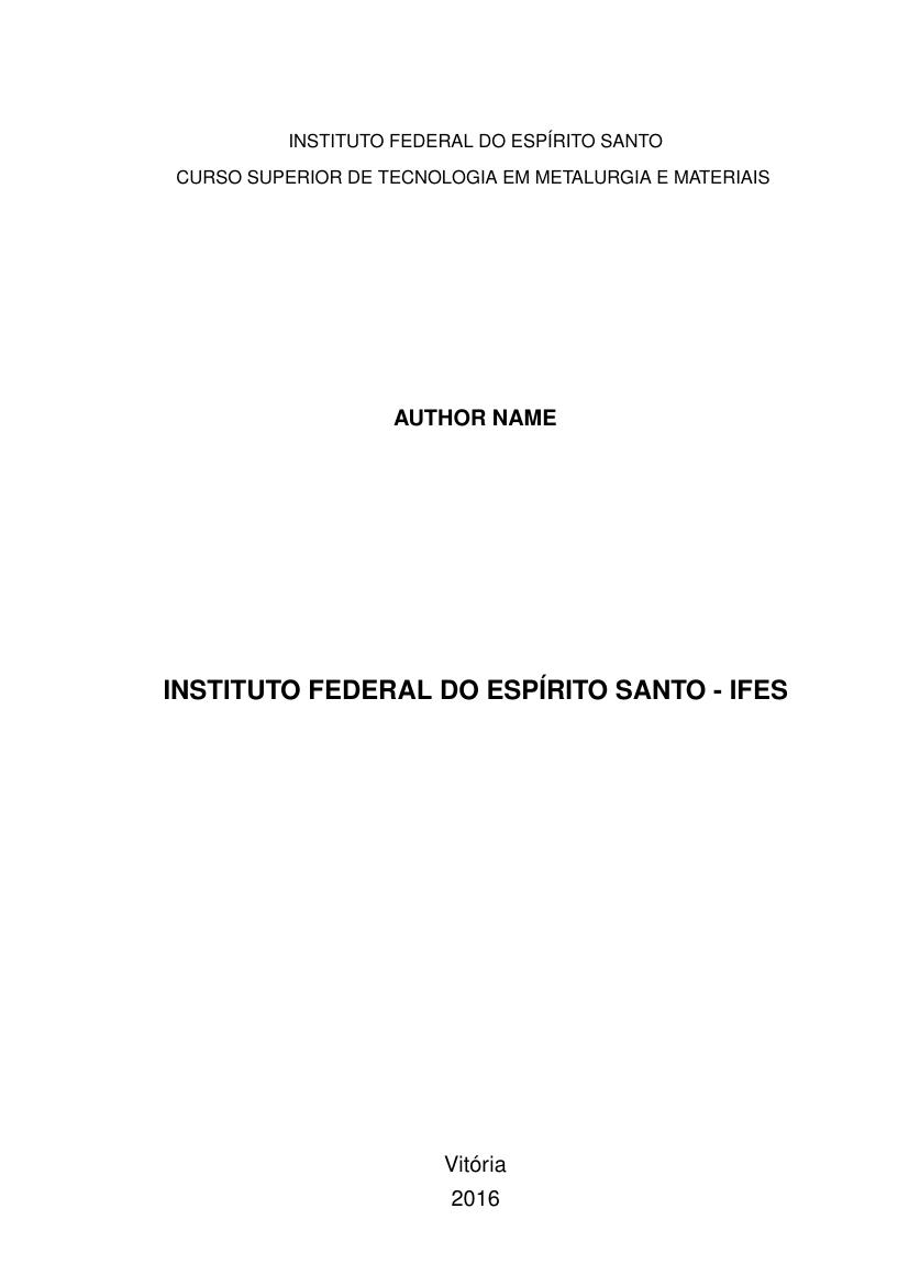 capa e contracapa abnt 2016 - wood scribd braxin