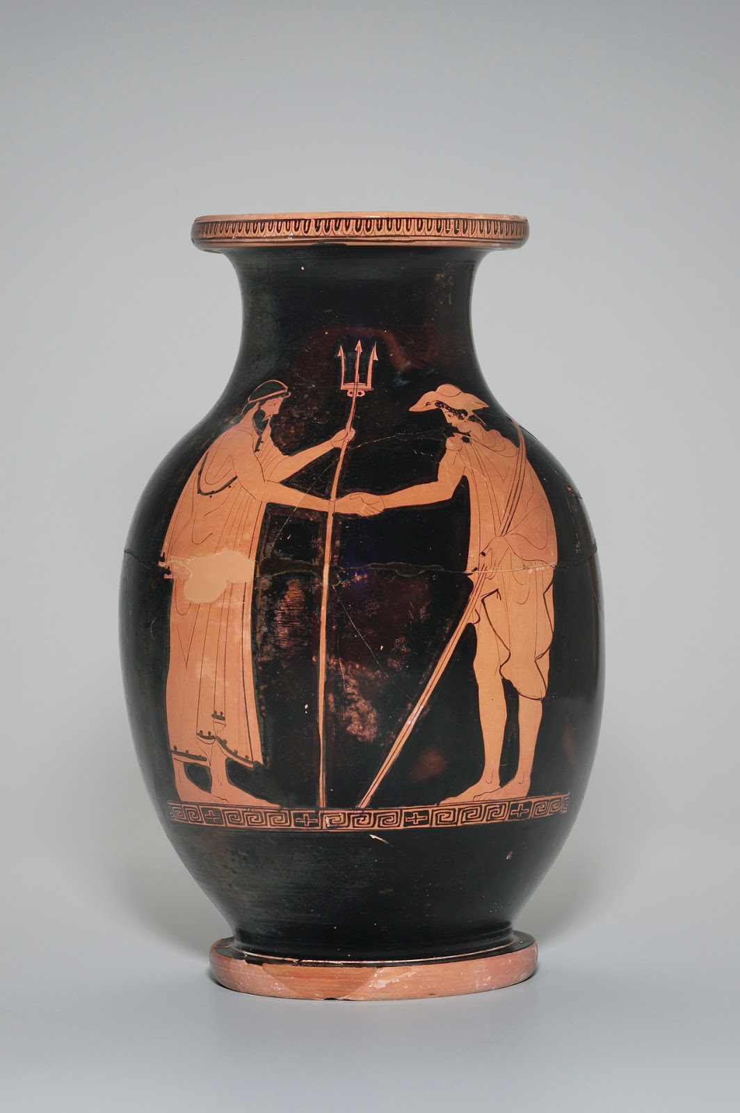 Spencer Alley: Theseus - Painted Terracotta from Ancient Greece