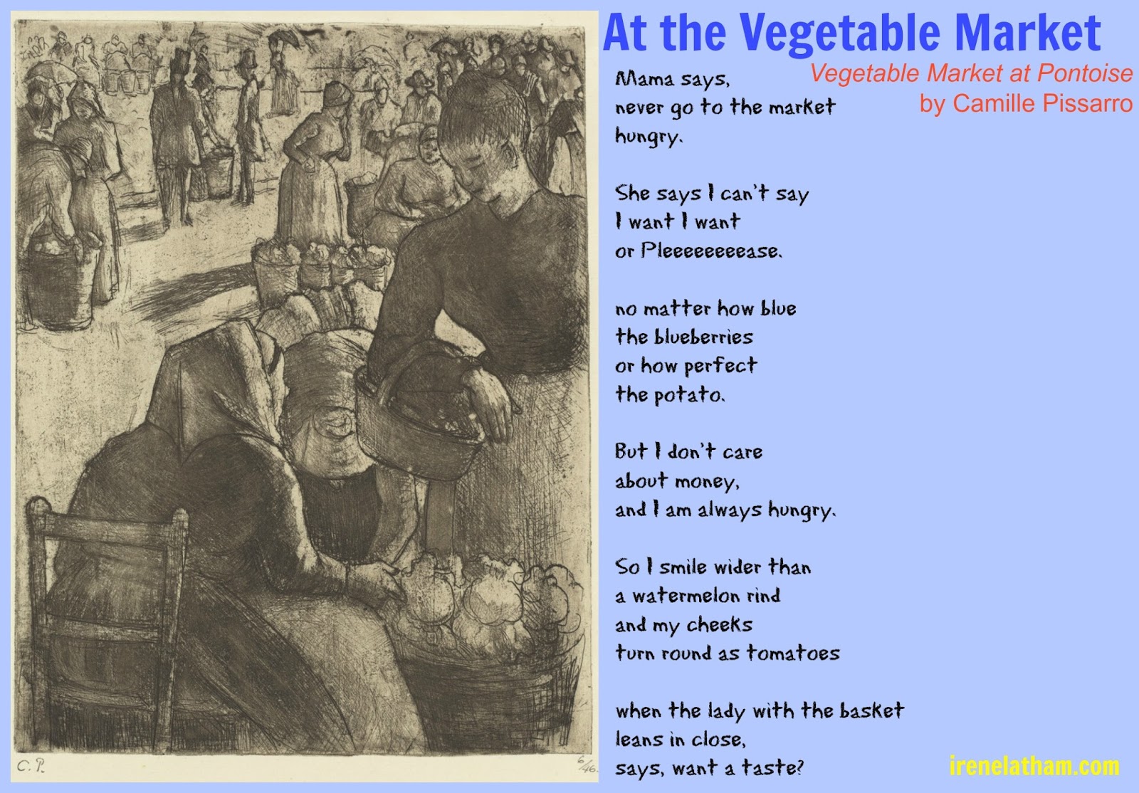 Live Your Poem...: ARTSPEAK! 2016: Poem #2 "At the Vegetable Market"