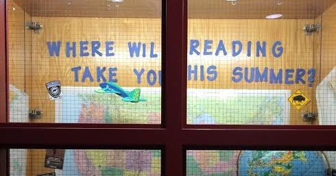 Library Displays: Where will reading take you this summer?